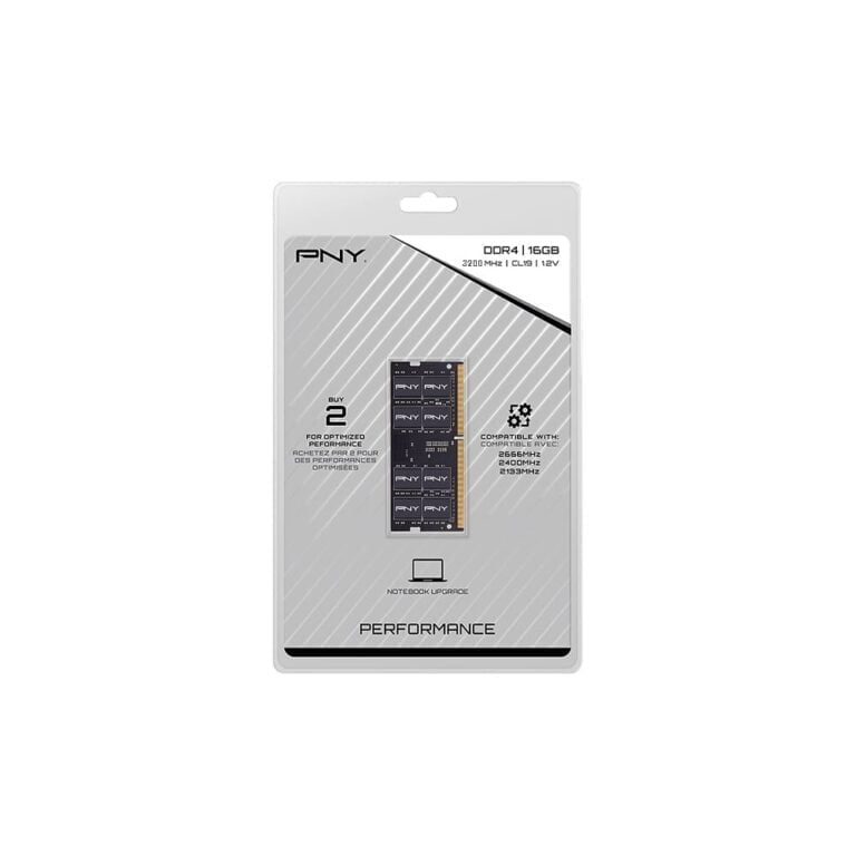 PNY 16GB DDR4 3200MHz Laptop Memory - Grey PC