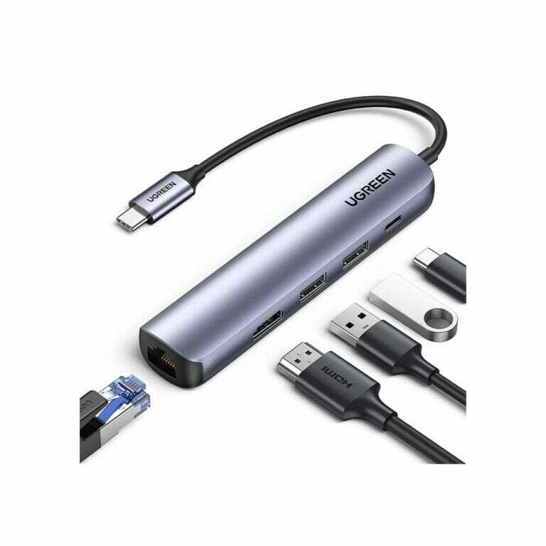 UGreen 5 in 1 USB-C Hub – Phones – Computers - Grey PC